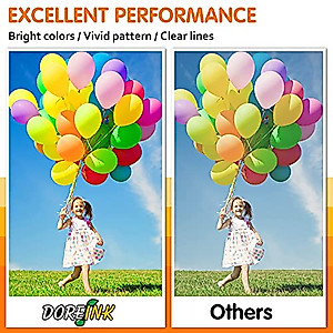 DOREINK LC20E Ink Cartridge Replacement for Brother LC20EXXL LC-20EXXL Work for Brother MFC-J985DW J5920DW J775DW J985DWXL Printer (2 Black, 2 Cyan, 2 Magenta, 2 Yellow, 8 Pack)