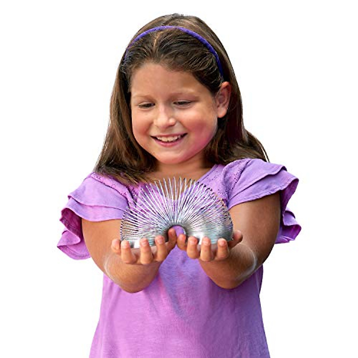 The Original Slinky Walking Spring Toy, 3-Pack Metal Slinky, Fidget Toys, Party Favors and Gifts, Toys for 3 Year Old Girls and Boys, by Just Play