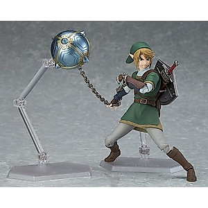 Good Smile The Legend of Zelda Twilight Princess Link (Deluxe Version) Figma Action Figure, 180 months to 1188 months