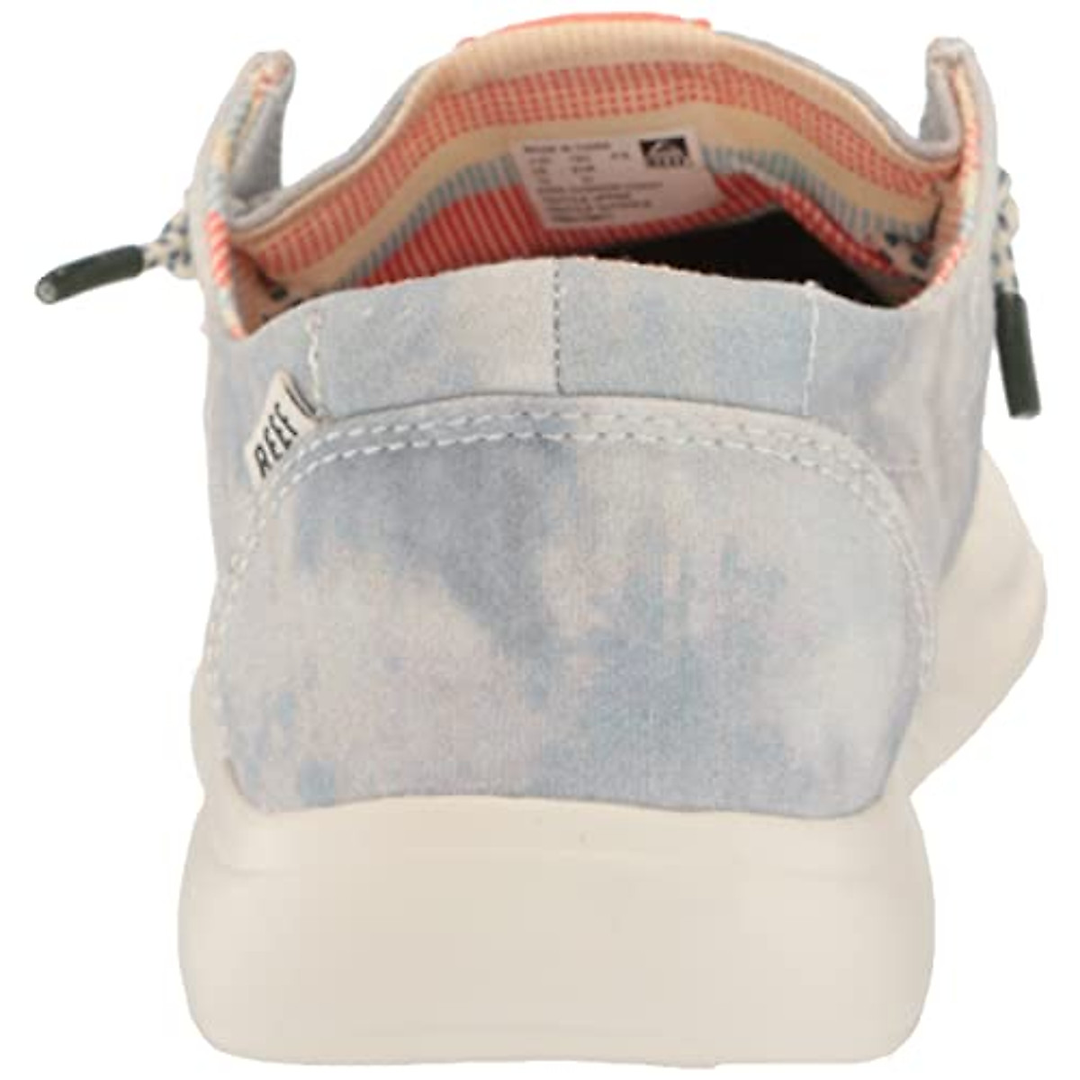 Reef Girls Kids Cushion Coast Sneaker, Washed Ocean, 2 Big