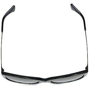 Ralph by Ralph Lauren Women's RA5267 Butterfly Sunglasses, Shiny Gradient Black Glitter/Grey Gradient, 56 mm