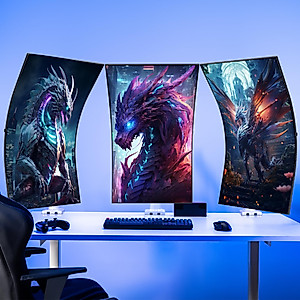 AVLT Single 17"-57" Super Ultrawide Monitor Arm for Screens Up to 59.5 lbs, Premium Aluminum Desk Stand, Adjustable Pneumatic Height, Full Motion Swivel Tilt Rotation, USB-C & USB-A Ports, White