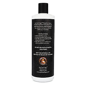 Joe Cool Cigar Propylene Glycol Humidor Solution for Cigar Humidifiers (16 oz Bottles) - 3 PACK
