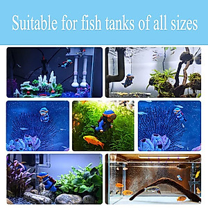3 Pack Fish Tank Decorations,Cartoon Little Diver Aquarium Decoration Fish Tank Aquarium Diver Ornament Floating Aquarium Accessories