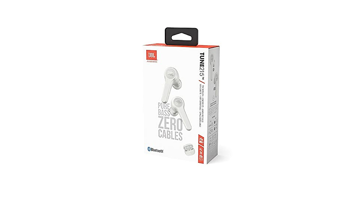JBL Tune 215TWS True Wireless Earbuds with Deep Bass & 25H Battery