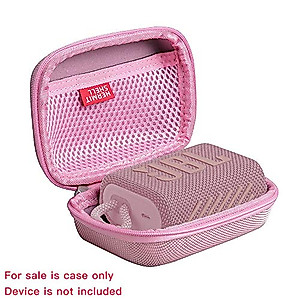 Hermitshell Hard Travel Case for JBL Go 3 / JBL Go 3 Eco Portable Bluetooth Speaker (Pink, Case for JBL GO 3)