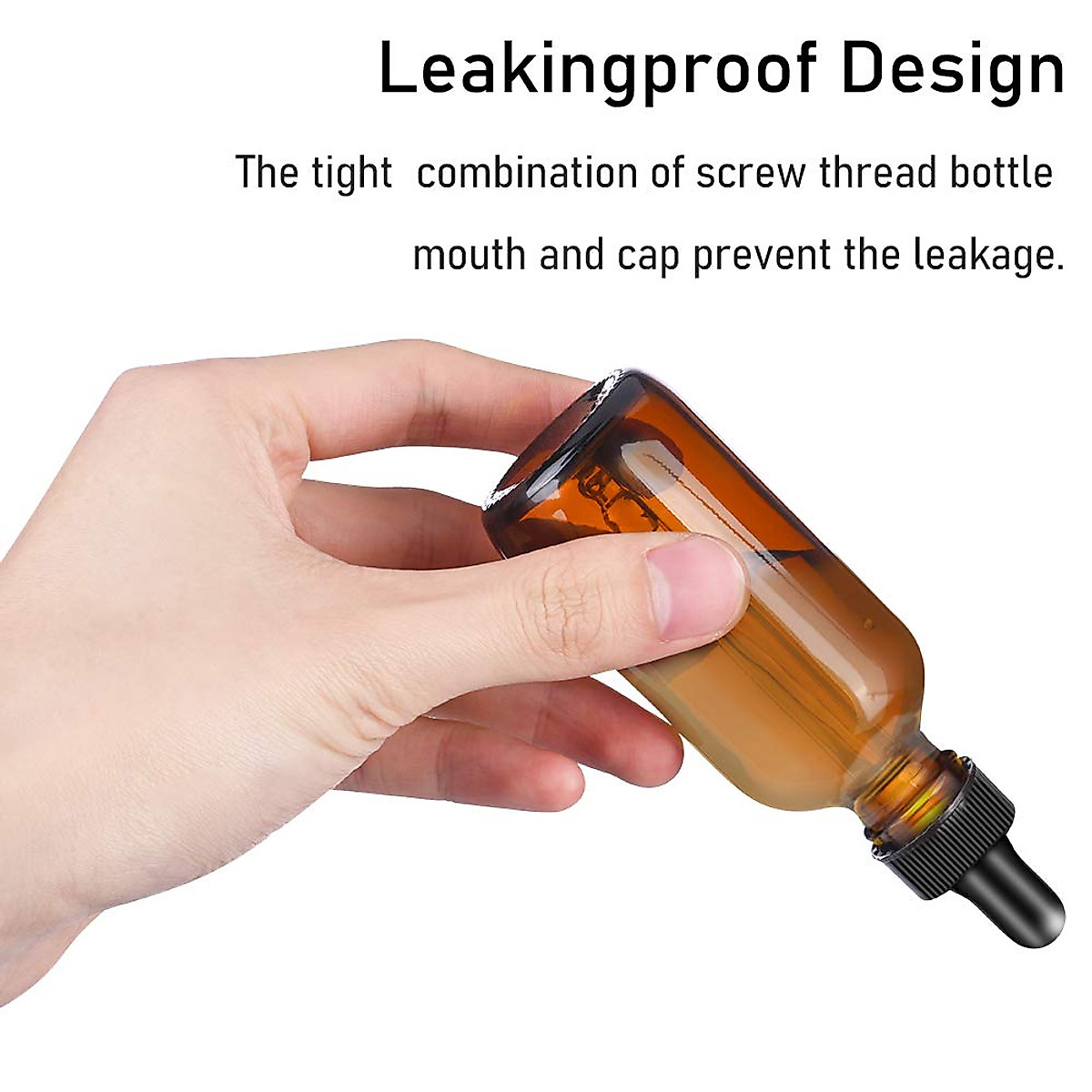 LOTUSBTDT 4oz Dropper Bottles for Essential Oils, 24 Pack 120ml Amber Glass Dropper Bottles with Eye Dropper, 2 Funnel and 2 Long Dropper, Empty Tincture Bottles for Travel, Home use