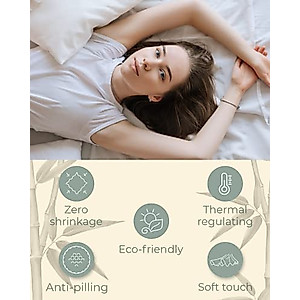 LINENWALAS 100% Organic Bamboo Silk Pillow Cases Standard Size, 2 Pack Soft, Breathable, Cooling Pillowcases Set Queen Size with Envelop Closure for Halloween (Burnt Orange, 20x30 Inches)