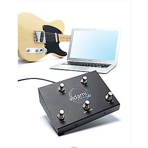 Vidami YouTube Hands Free Video Controller for PC or Mac - Foot pedal controller for Video Looping - Helps Musicians Slow Down & Loop Online Videos for Faster Learning - Made in the USA