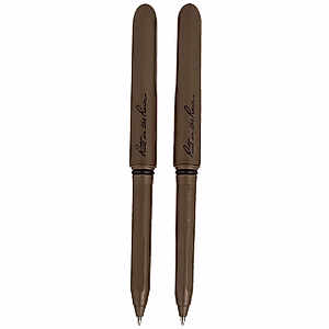 Rite in the Rain All-Weather EDC Pen, Flat Dark Earth Pokka 2-Pack, Black 0.8mm Ink, Fine Point (No. FDE92)