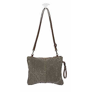 Myra Bag Dual Strap Cotton & Cowhide Bag S-1147
