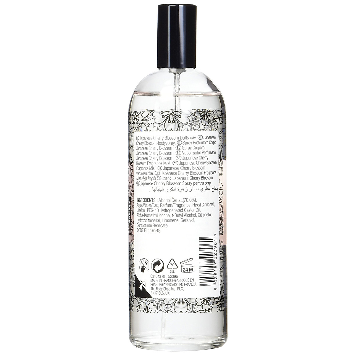 The Body Shop Japanese Cherry Blossom Fragrance Mist, 3.3 Fl Oz