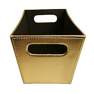 Wald Imports Gold Faux Leather Tote