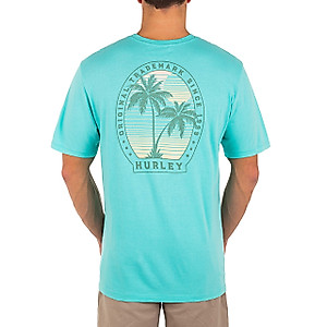 Hurley Mens Everyday Washed Graphic T-Shirt, Tropical Twist, Medium US