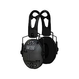 Walker's Rechargeable Lightweight Shooting Hunting Range Electronic Slim Low Profile Hearing Protection FireMax Earmuffs