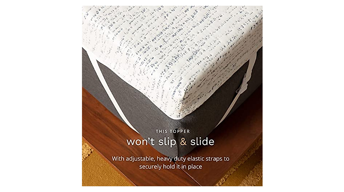 ViscoSoft 3 Inch Memory Foam Mattress Topper Queen - Support & Cool Sleep