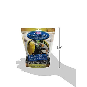 Brown's Avian Grit Plus Digestive Aid for Finches and Canaries with Licorice Scent, 20-Ounce