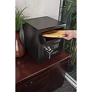 Barska AX11932 Standard Keypad Security Depository Drop Safe 0.72 Cubic Ft,Black