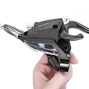 Hycline Bike Shifter ST-EF500,7 Speed Right Brake Lever with Inner Cables,Ergonomic Handle for MTB