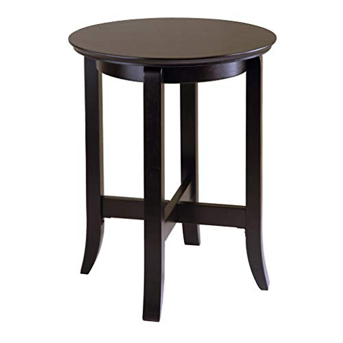 Winsome Toby 21.97-inch x 18.03-inch x 18.03-inch Composite Wood End Table, Espresso (92019)