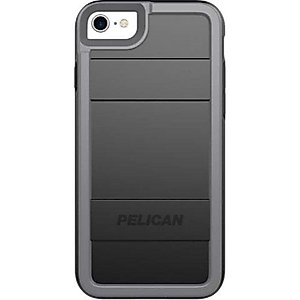 PELICAN - Certified Anti-Microbial iPhone SE (2020)/8/7 Case - Protector Series - Black/Gray w/Micropel