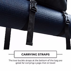 Mount Adams Yoga Mat Mid-Size Backpack for Workout Gear and Fitness Accessories, Stain Resistant, Adjustable Travel Pack