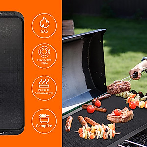 Flat Top Griddle for Stovetop, Non-Stick Griddle Grill Pan, Stove Top Grill,14.96" x 8.66", Works with Power XL,Chefman, Carl Schmidt Sohn, Cusimax, Techwood Smokeless Grill,Aluminum,Dishwasher Safe