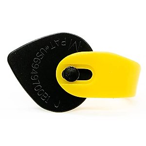 Fred Kelly Picks D5J-M-3 Delrin Bumblebee Jazz Medium Guitar Pick (Pack of 3)