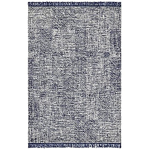 nuLOOM Vada Fringe Indoor/Outdoor Area Rug, 9' x 12', Grey