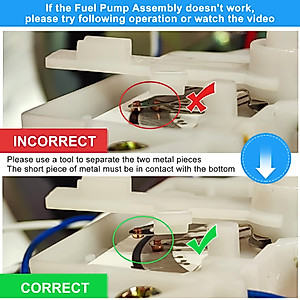 CarBole Fuel Pump Assembly Replacement for 1999 2000 2001 2002 2003 Ford F-150, 2004 F-150 Heritage, 1999 F-250 fits E2237S XL3Z-9H307AA