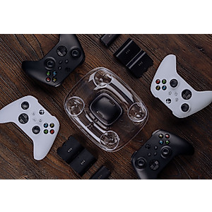 8Bitdo Dual Charging Dock for Xbox Wireless Controllers, Xbox Charging Station with Magnetic Secure Charging for Xbox Series X|S & Xbox One Controller (Black)