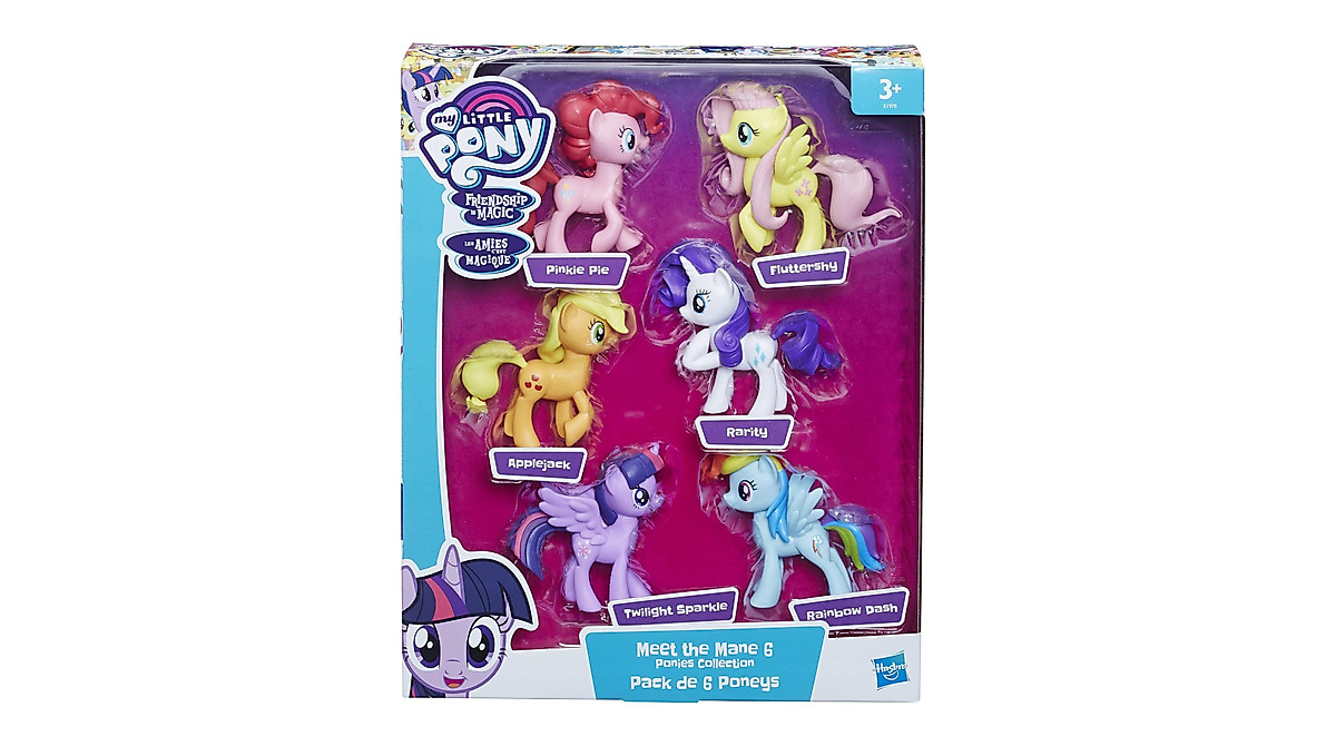 My Little Pony Friendship is Magic Toy Meet The Mane 6 Collection Set ...