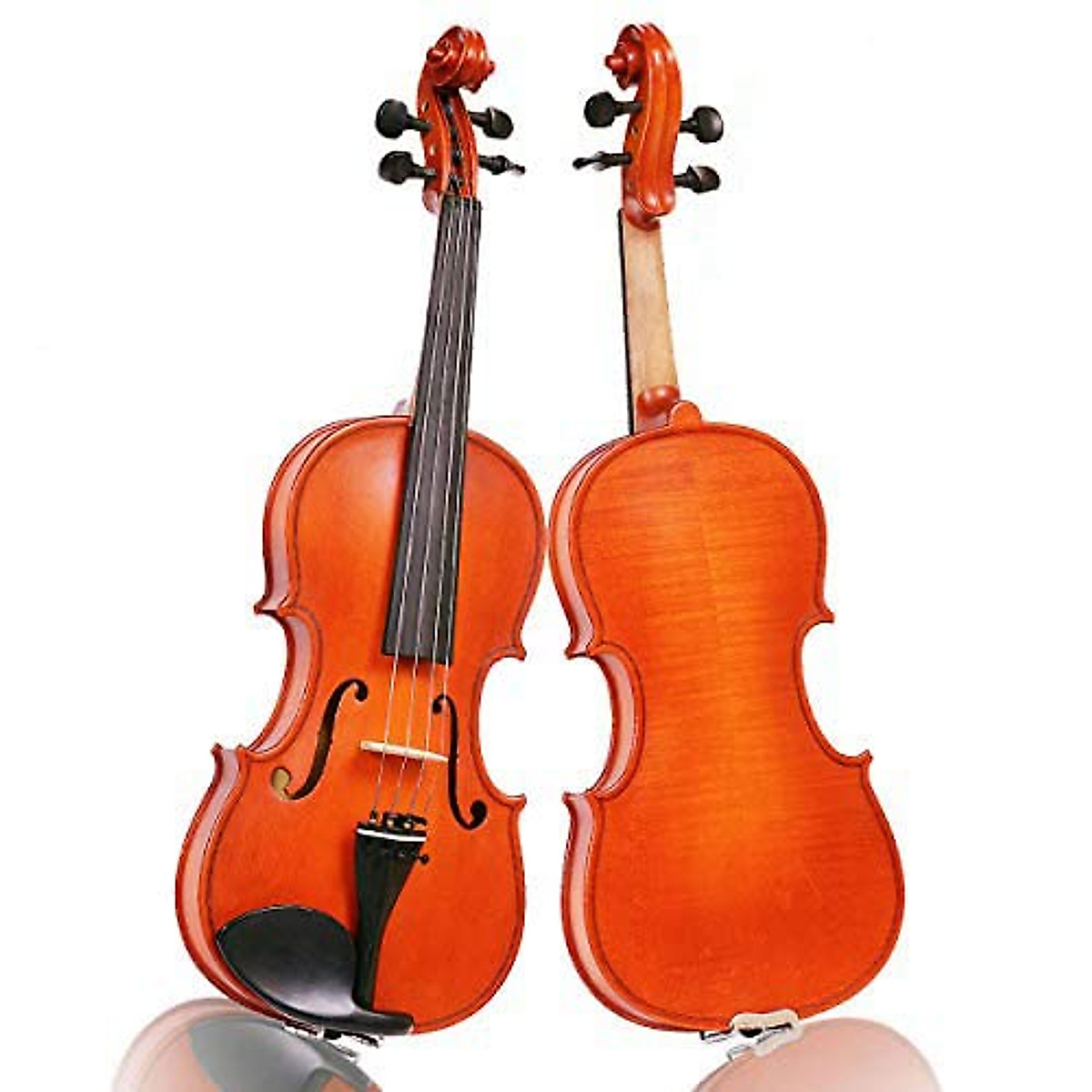4/4 Full size Student 'GEMS 2' Model, a Gliga Violin Handmade in Romania, Advanced Student Level, Hand Varnished, Hand Inlaid Purfling, Hand Carved Solid European Wood, Fully Set Up
