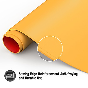 Makeup Mat for Vanity Top Protector,Craft Mats to Protect Table,Nail Art Table Mat,Dresser Protector Top Vanity Essentials,Vanity Desk Cover Pads,Dresser Cover Top Mats(Red+Yellow,31.5" x 15.7")