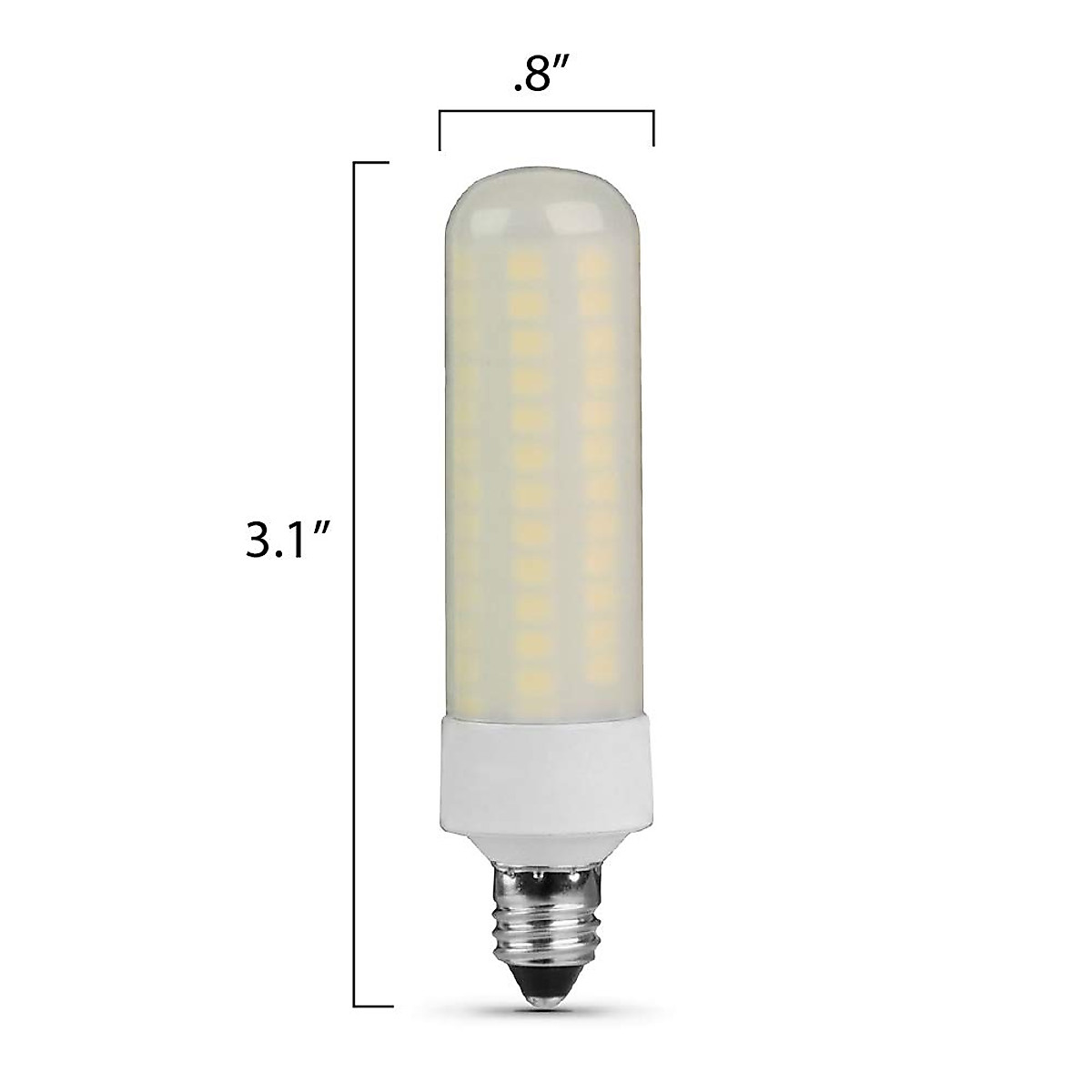 Feit Electric Specialty 6.5 Watts LED Light Bulb with 75-Watt Equivalent, Dimmable T4 Bulb, 750 Lumens, 9 Yrs. Leftime, 5000K Daylight, Pack of 1 - BP75MC/850/LED