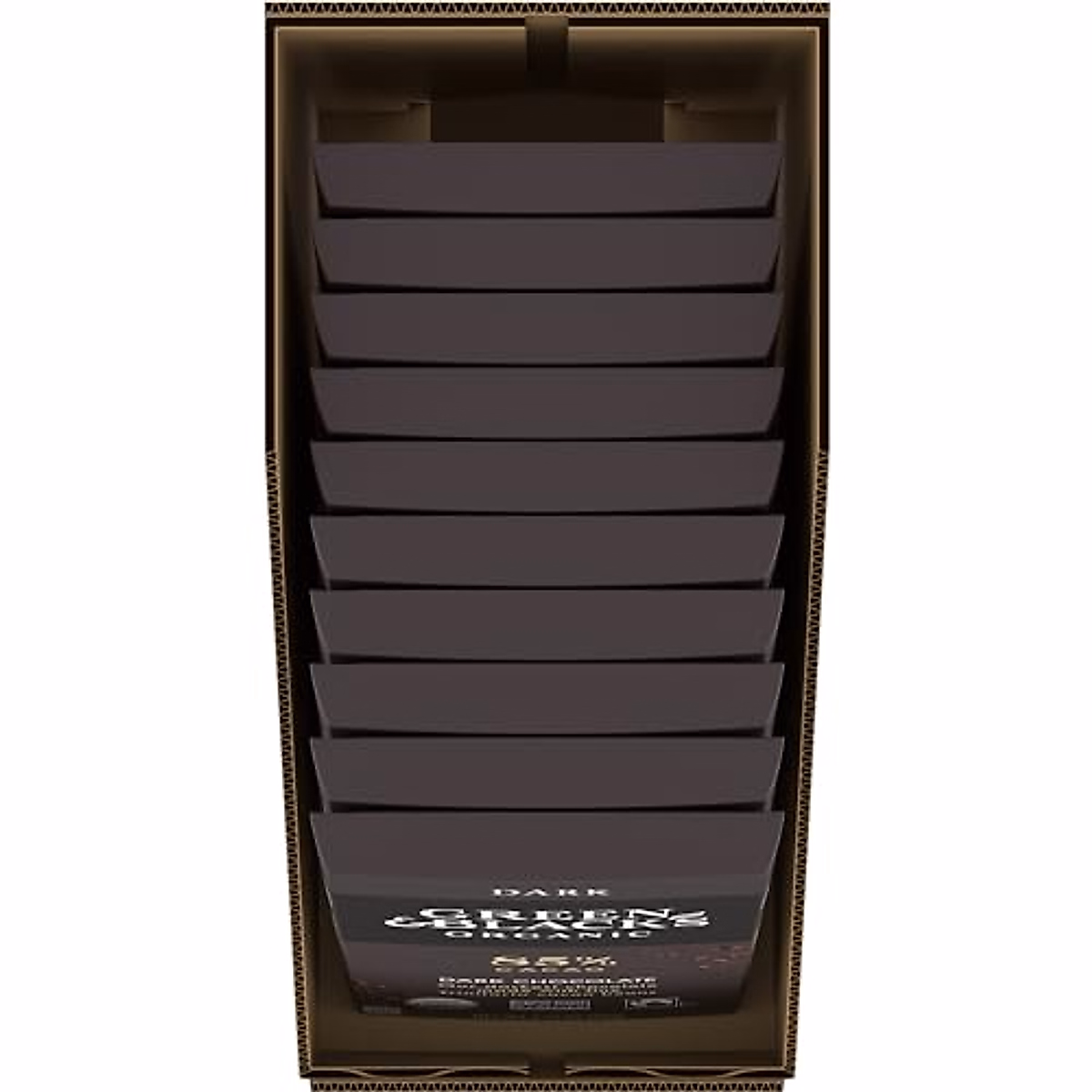 Green & Black's Organic Dark Chocolate Bar, 85% Cacao, 10 - 3.17 oz Bars