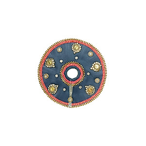 Aditri Creation Gray Designer Cloth for Lord Krishan Ladu Laddu Gopal Kanaiya Bal Krishna Dress Poshak Vastra for Little Metal Idol Statue (Diameter :- 8")