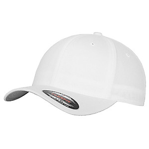 1970 Ford Boss 302 Mustang Classic Outline Design Flexfit hat Cap Large/XLarge White