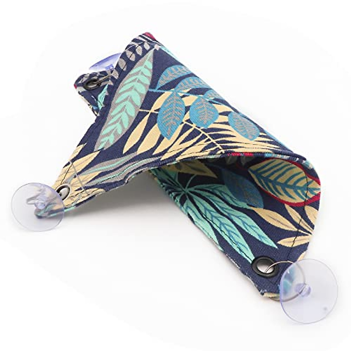 HRRIVE Reptile Bearded Dragon Hammock Lizard Lounger with Suction Cup for Reptile Tank Terrarium Decor Accessories, Breathable Fabric