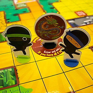 University Games | Scholastic Number Ninjas Math Master Board Game, Reinforces Mathematics Skills for Kids, for 2 to 4 Players Ages 7 and Up