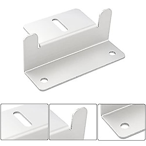 WMYCONGCONG 8 Pack Solar Panel Mounting Bracket with Nuts and Bolts Aluminum Z Brackets Roof Solar Panels Bracket for RV Roof Boat Wall Off Grid Installation