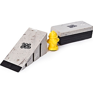 TECH DECK - Build-A-Park – Kicker, Funbox, and Hydrant – Ramps Board and Bikes