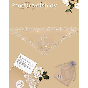 Bozidol Church Veil Triangular Mantilla - Cross Chalice Embroidered Vintage Catholic Mass Veil for Women