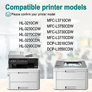 TN-227BK TN-227C TN-227M TN-227Y High Yield Toner: Compatible TN227 Toner Cartridge 5 Pack Replacement for Brother TN227 HL-3230CDW 3270CDW 3290CDW 3230CDN DCP-L3550CDW Printer, Sold by WERLIKE