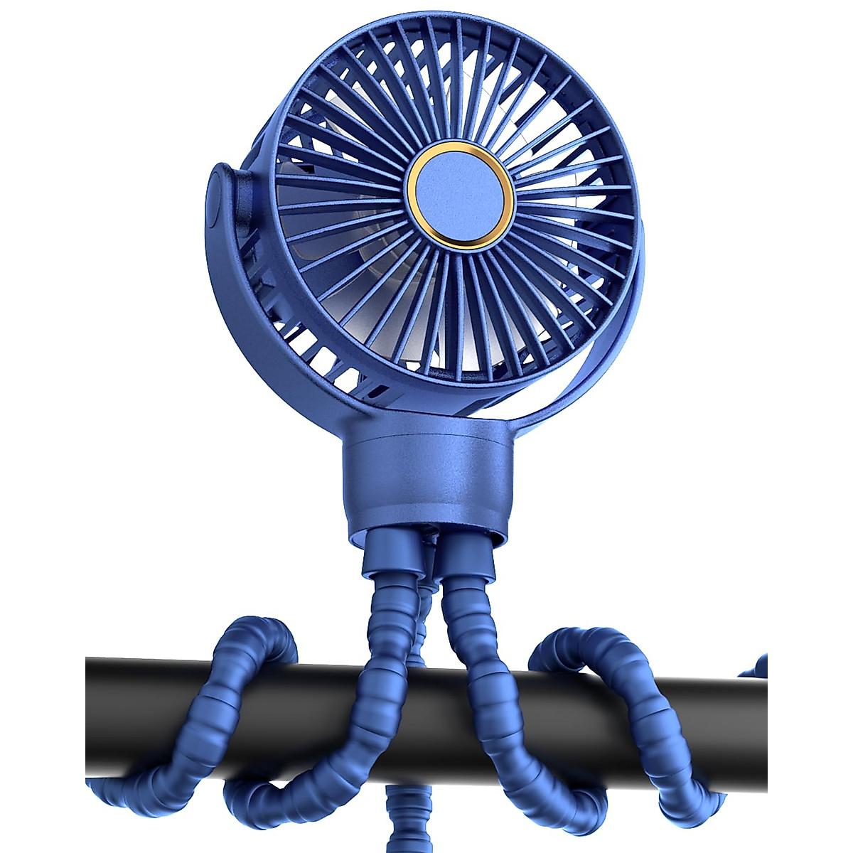 FrSara Portable Baby Stroller Fan, Stroller Fan Clip On for Baby, Safe and Quiet, 4000mAh, Baby Fan for Stroller and Car Seat, 3-Speed Adjustable, Suitable for Desks,travel,Bicycles,Camping Dark Pink