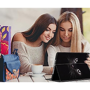 Case for iPad Pro 11 Inch 4th/3rd/2nd/1st Generation 2022/2021/2020/2018, Multi-Angle Smart Stand Cover Auto Sleep/Wake Fit iPad Air 4/5，Black Cat