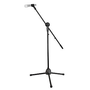Rockville GIGSTAND Dual Microphone Stand with (2) Mic Clips and Detachable Boom