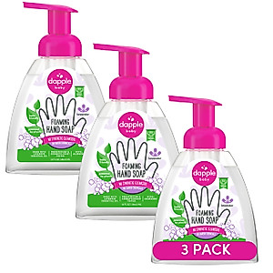 Dapple Baby Foaming Hand Soap, Lavender, 13 Fl Oz Pump Bottle (Pack of 3) - Gentle, Plant Based, Hand Wash Baby Soap - Hypoallergenic for Sensitive Skin