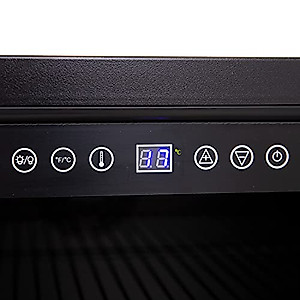 Avanti BCA516SS Beverage Cooler with Digital Temperature Control with Locking Door, Holds Up to 130 Cans and Bottles, 5.0 cu. ft, Black