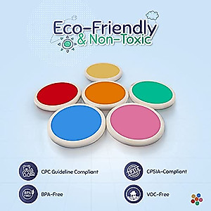 Stepping Stones for Kids - Set of 6, Non Slip and Non Toxic Baltic Birch Wood, Kids Stepping Stones for Promoting Coordination, Balance, Strength, and Imagination, the Floor is Lava Game